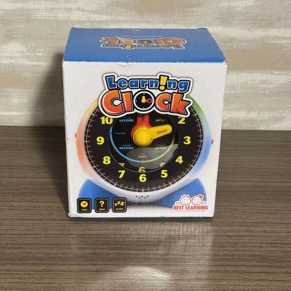 Toys | Best Learning Learning Clock Educational Talking Learn To Tell ...
